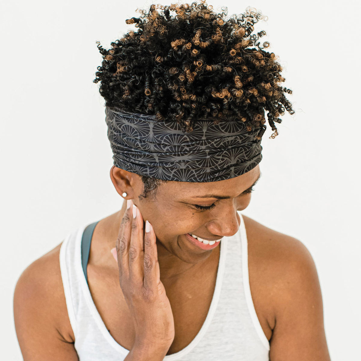 Women's Headband 8" Wide, Non Slip, Soft Stretch, Running, Yoga ...